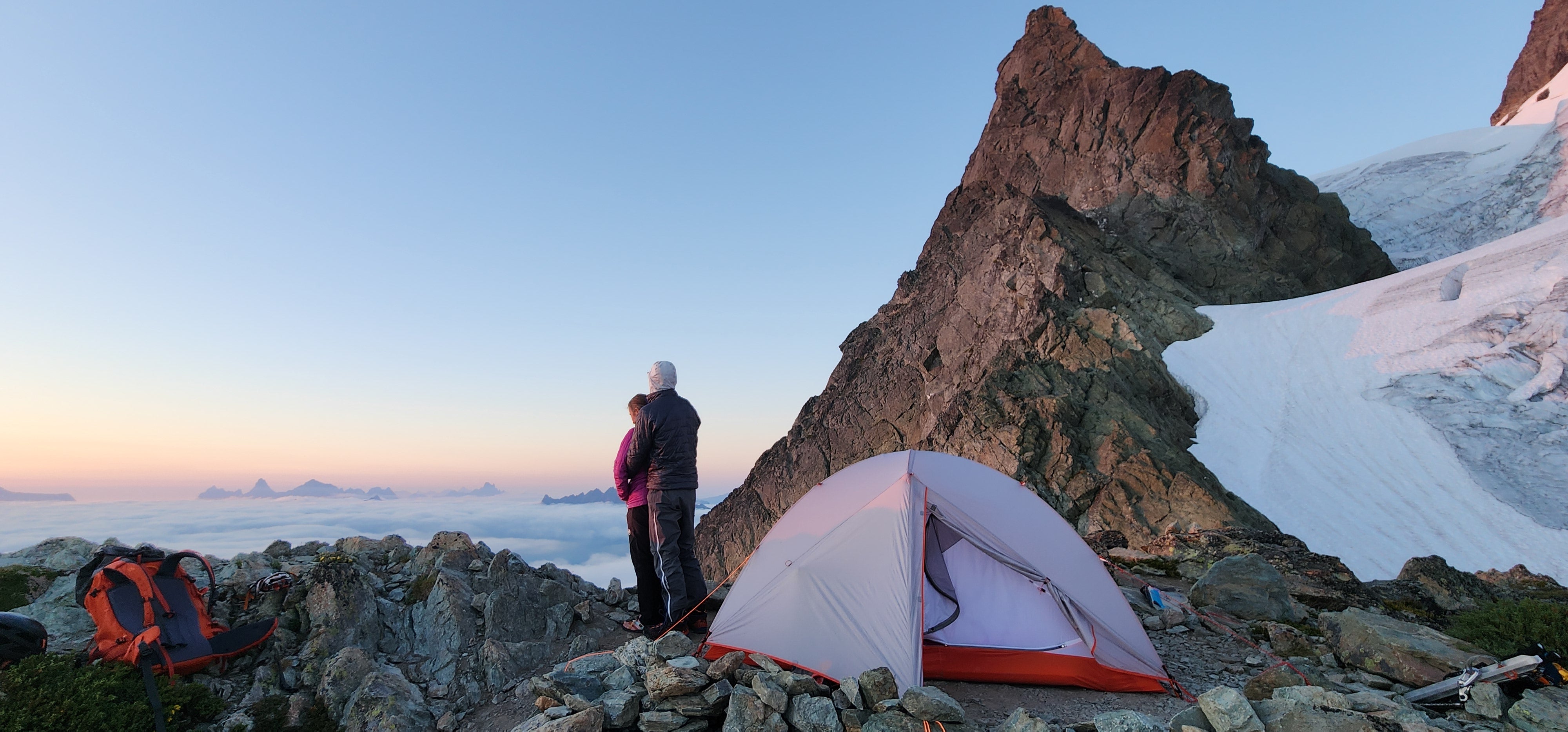 Mt Shuksan Fisher Chimneys Climbing Conditions | Blackbird MTN Guides ...